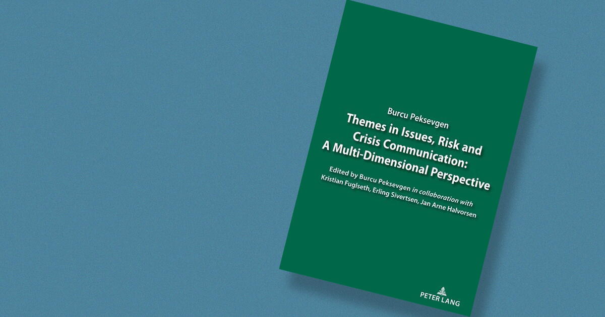 Ny bok: Themes in Issues, Risk and Crisis Communication